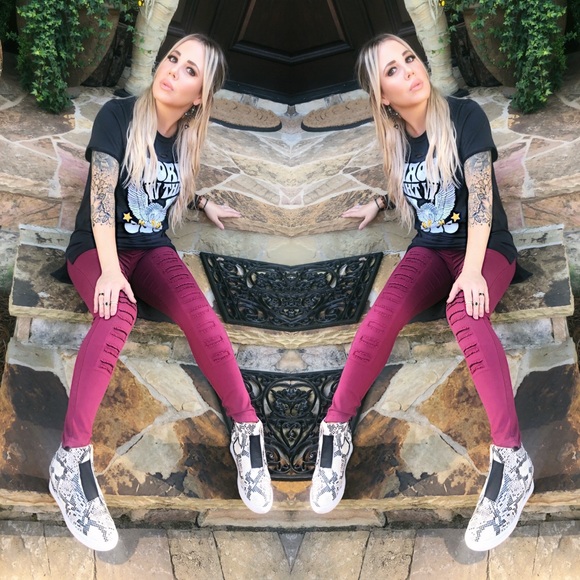 Outwoods | Shoes | Nwt Snake Nude Combo Hidden Wedge Sneaker | Poshmark
